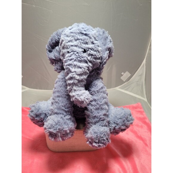 Jellycat | Toys | Jellycat Fuddlewuddle Elephant Blue Medium Plush ...
